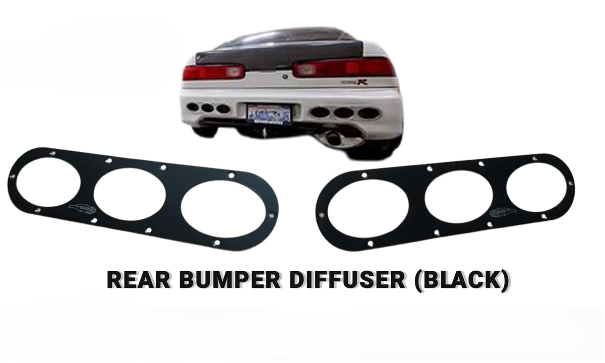 Universal Rear Bumper Diffuser 2pc – KIMPORTS